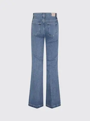 Paige Flared Cotton Denim Jeans