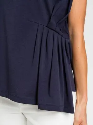 TWINSET Asymmetric Cotton Top
