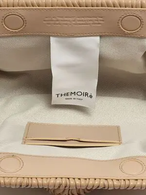 THEMOIRE Ruched Vegan Leather Bios Clutch