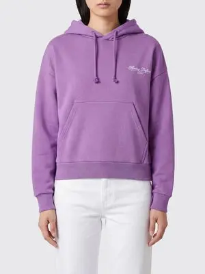AUTRY Cotton Hooded Sweatshirt - Yellow
