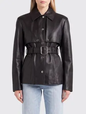 Sportmax Lambskin Leather Jacket - Black