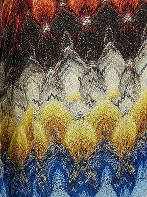 Missoni Zig-zag Lurex Viscose Blend Cardigan