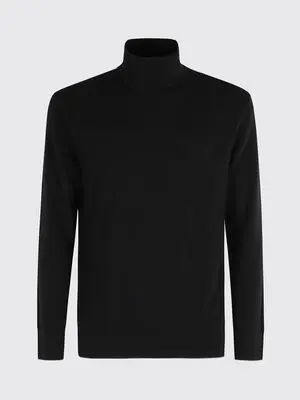 Eleventy High Neck Pullover - Black