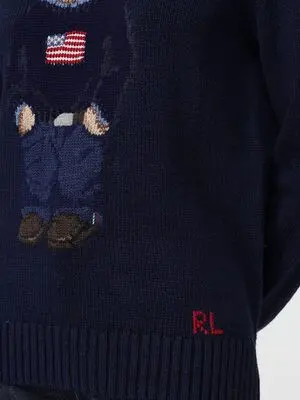 Polo Ralph Lauren Cotton And Linen Crew-neck Pullover - Blue
