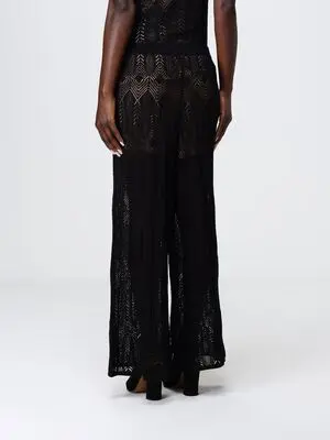 Liu Jo Cotton Blend Flared Trousers
