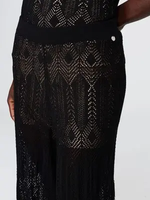Liu Jo Cotton Blend Flared Trousers