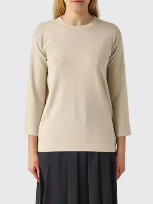 Max Mara Viscose Blend T-shirt - Ecru