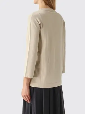 Max Mara Viscose Blend T-shirt - Ecru