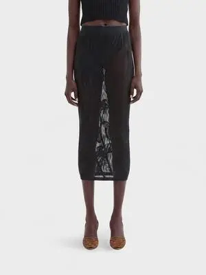 MARGHERITA MACCAPANI Econyl® Pencil Skirt - Black