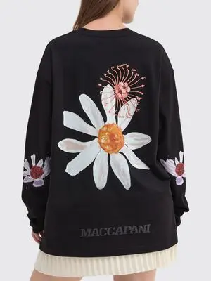 MARGHERITA MACCAPANI Printed Cotton Oversized T-shirt
