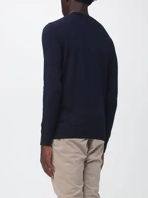 GOLDEN GOOSE Crewneck Jumper In Pure Virgin Wool - Navy