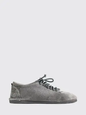 Marsèll Sancrespella Denim Derby Shoes With Round Toe And Rubber Sole - Black