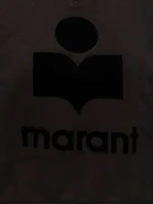 Isabel Marant Étoile High Neck Logo Sweatshirt - Black