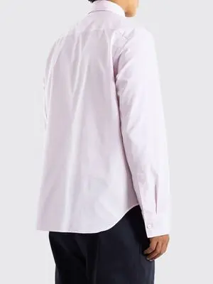 JIL SANDER Cotton Poplin Shirt With A Pointed Collar And Curved Hem