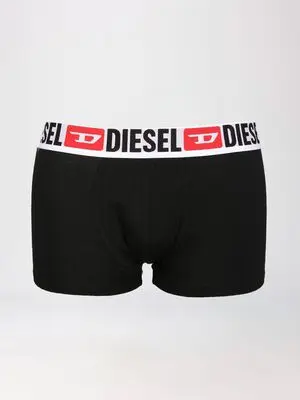 DIESEL® Set Of 3 Stretch Cotton Boxer Briefs With Logo Waistband