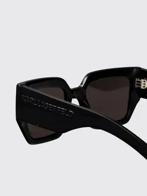 Karl Lagerfeld Oversized Square Acetate Sunglasses With Tone-on-tone Logo