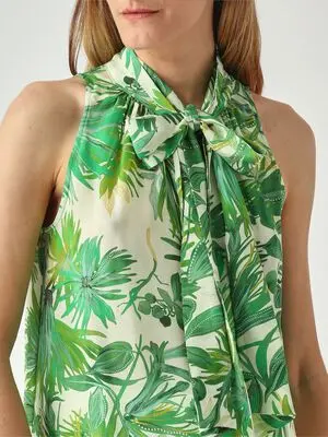 Malìparmi Botanic Jungle Viscose Blouse