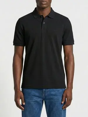 BOSS Cotton Polo Shirt - Black