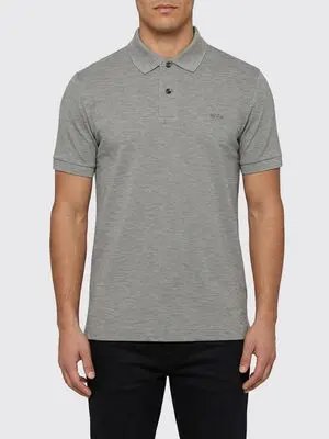 BOSS Cotton Polo Shirt - Grey 1