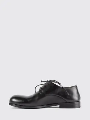 Marsèll Smooth Leather Derby Shoes With Round Toe And Leather Sole