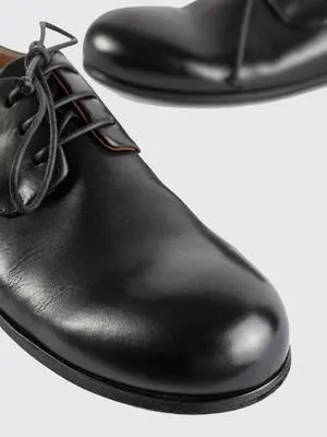 Marsèll Smooth Leather Derby Shoes With Round Toe And Leather Sole