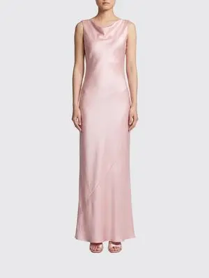 Norma Kamali Satin Slip Dress - Pink