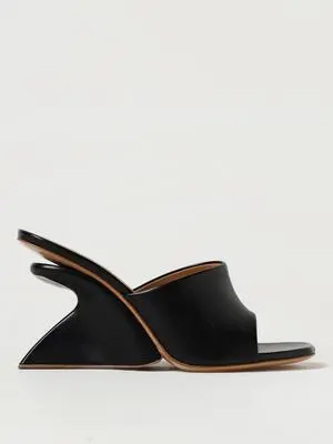 Off-White Heeled Sandal - Black