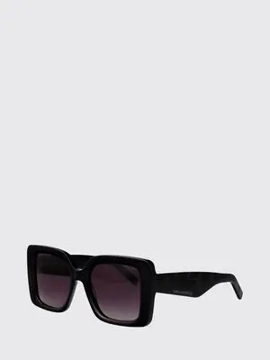Karl Lagerfeld Oversized Square Acetate Sunglasses - Black