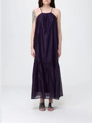 Liu Jo Muslin Midi Dress - Violet