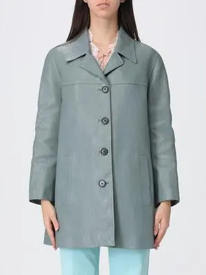 Chloé Lambskin Leather Jacket - Blue