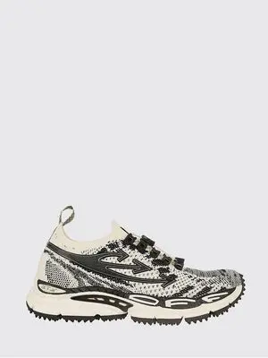 Off-White Be Right Back Jacquard Knit Sneakers - Sand