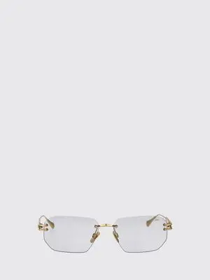 Cazal Rectangular Aviator Titanium Sunglasses With Metal Bridge