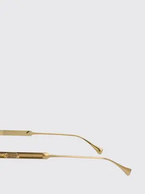 Cazal Rectangular Aviator Titanium Sunglasses With Metal Bridge