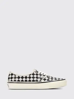 VANS Lx Authentic 44 Checkered Leather Lace-up Sneakers