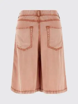DIESEL® Washed Effect 5-pocket Denim Shorts - Pink