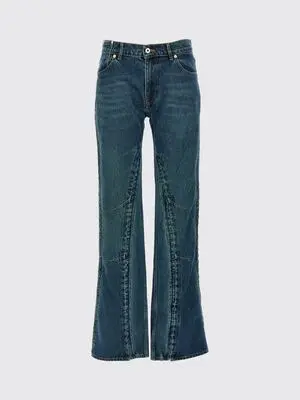 Y/project High Rise Flare Jeans - Blue