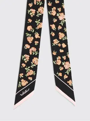 Valentino Garavani Floral Print Silk Bandeau