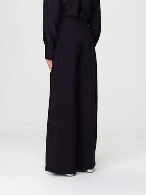 Emporio Armani Wide Leg Tailored Trousers - Blue