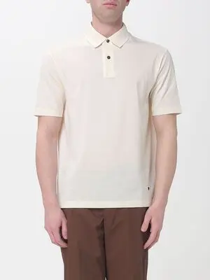 Emporio Armani Cotton Polo Shirt - Butter