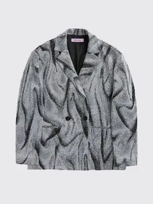 MARGHERITA MACCAPANI Double-breasted Abstract Print Blazer