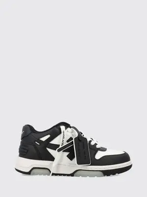 Off-White Leather And Rubber Trainers - Black