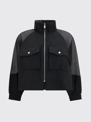 Pinko Beth Technical Fabric Windbreaker Jacket - Black