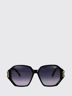 Cazal Octagon Acetate And Metal Sunglasses With Logo - Black