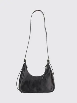 Pinko Miss Mini Small Shiny Leather Hobo Shoulder Bag
