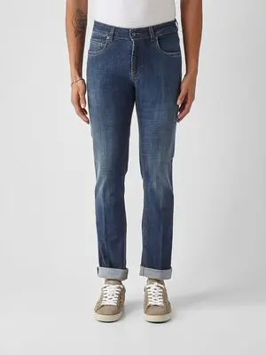 FAY Slim Fit Stretch Denim Jeans - Indigo