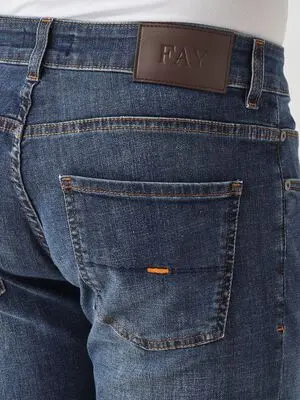 FAY Slim Fit Stretch Denim Jeans