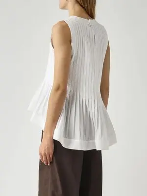MEIMEIJ Cotton Blend Sleeveless Top