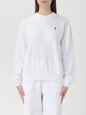 Polo Ralph Lauren Embroidered Logo Crewneck Sweatshirt - White