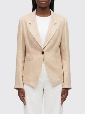 Emporio Armani Linen Blend Blazer - Beige