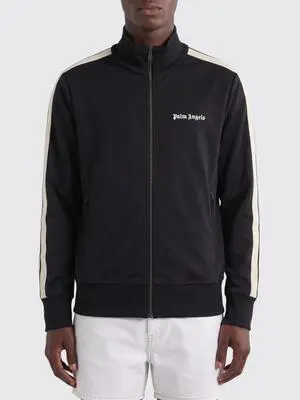 Palm Angels Acetate Zip Sweatshirt - Black